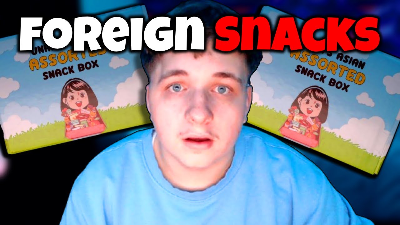 Trying Foreign Snacks Live Christmas Day! - YouTube