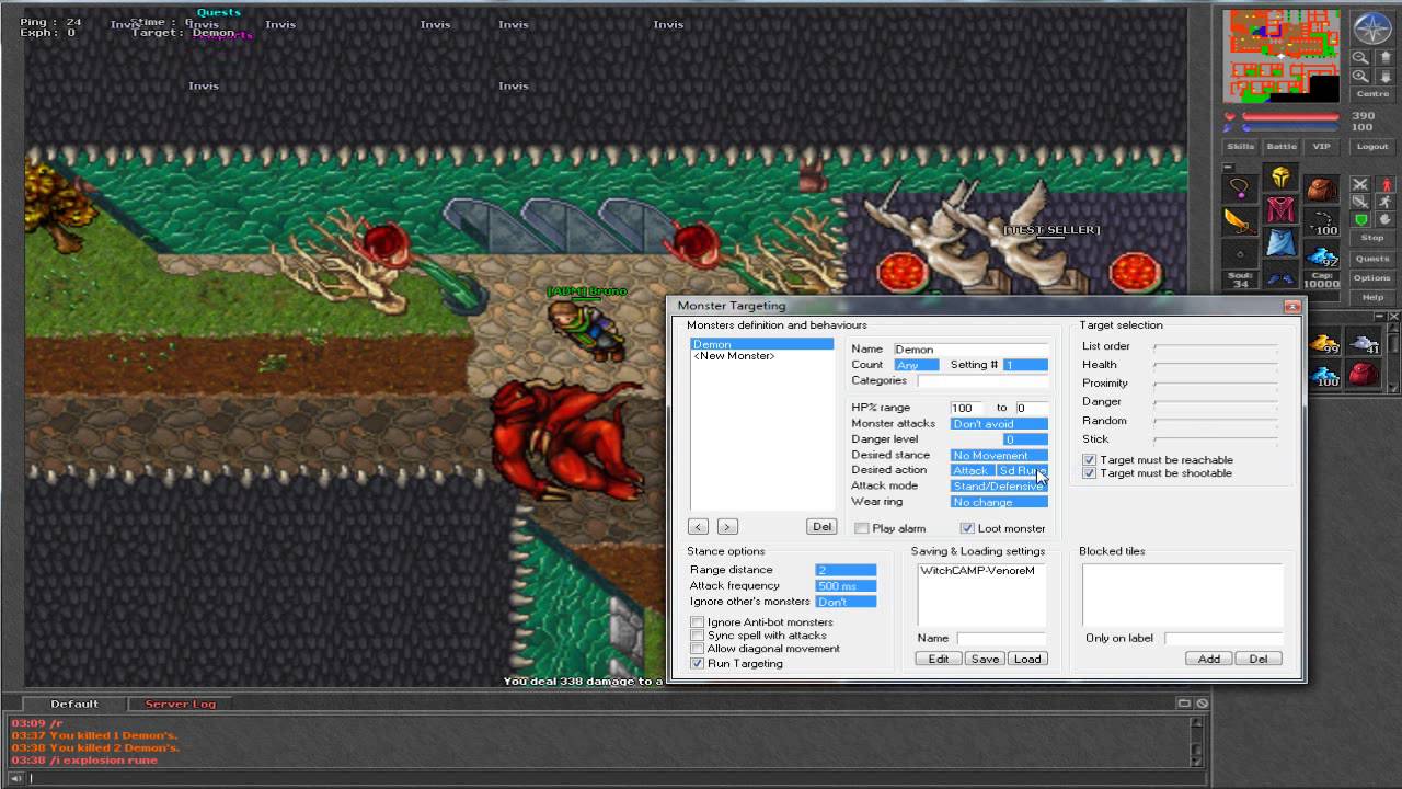 Targeting Elfbot NG 8 60 - YouTube
