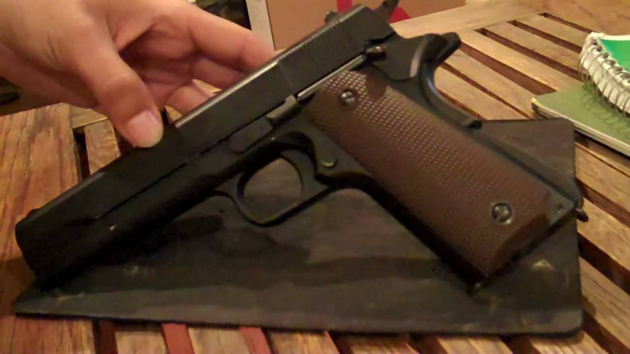 How to disassemble a KJW 1911 - YouTube