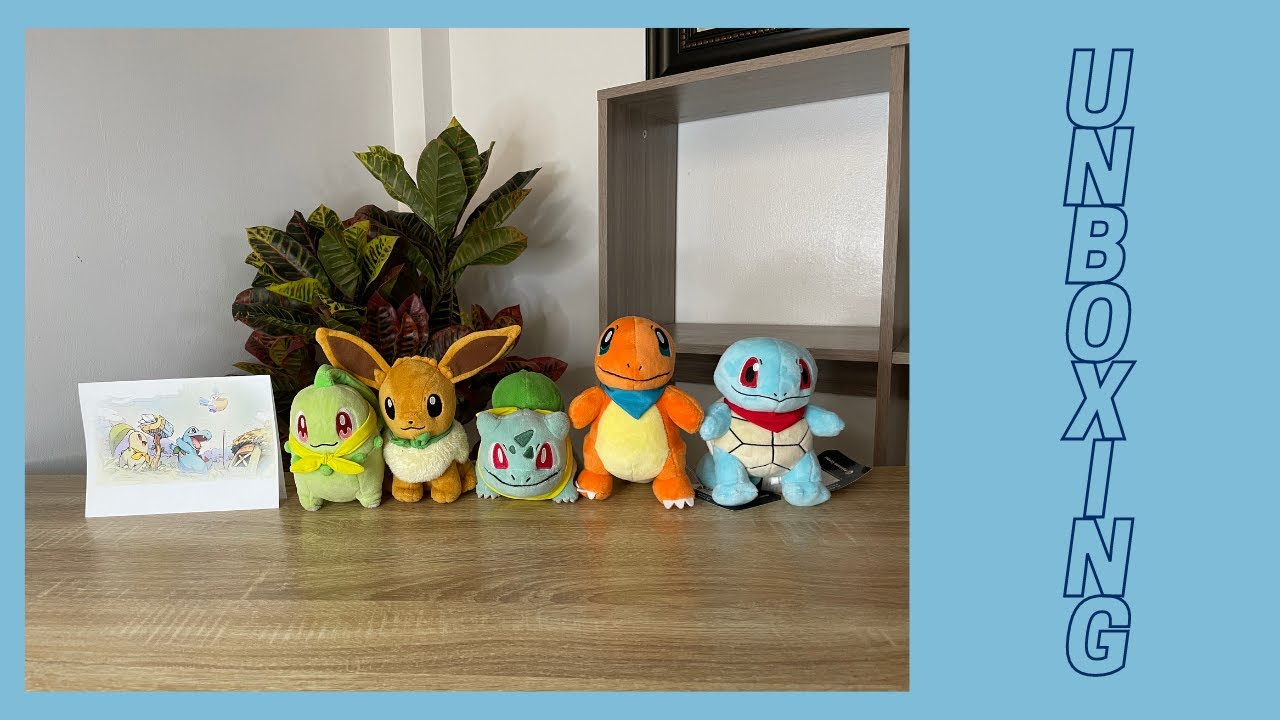 Unboxing Peluches Pokemon: Charmander y Squirtle (Colección Mystery ...