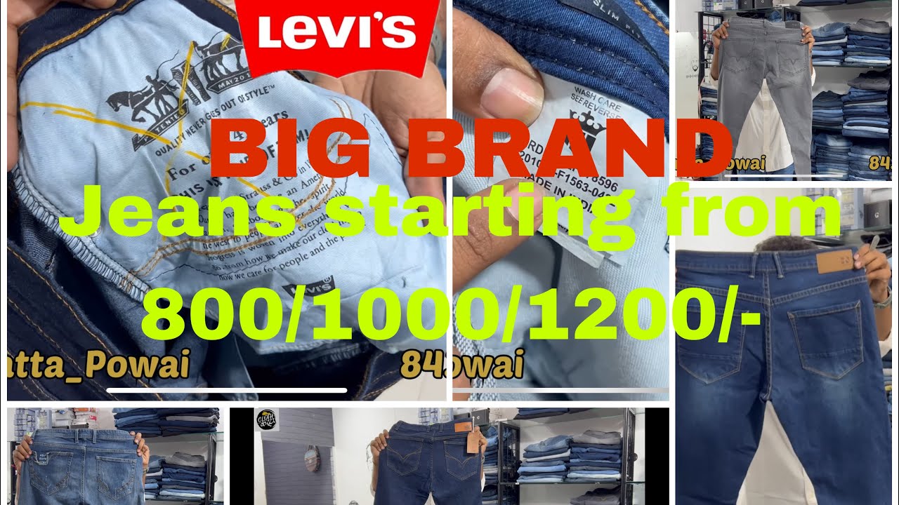 Original Jeans At Low Price | Cloth Katta Powai | 50%To 80% Discount ...
