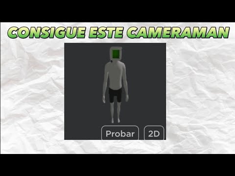 CONSIGUE ESTE CAMERAMAN GRATIS EN ROBLOX - YouTube