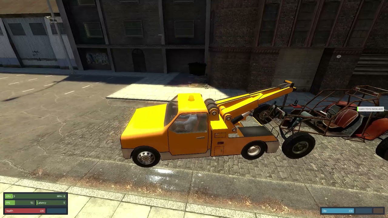 Tow truck in Garry's mod - YouTube