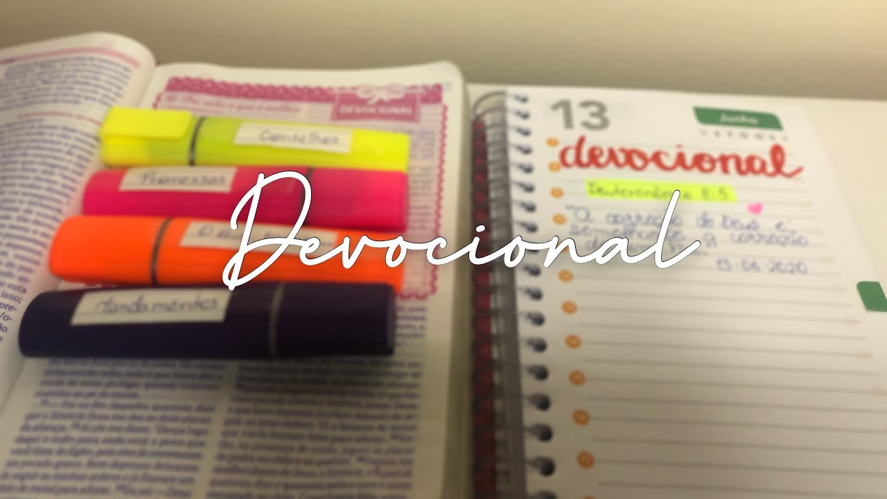 COMO FAZER UM DEVOCIONAL? | O QUE É E COMO COMEÇAR? - YouTube