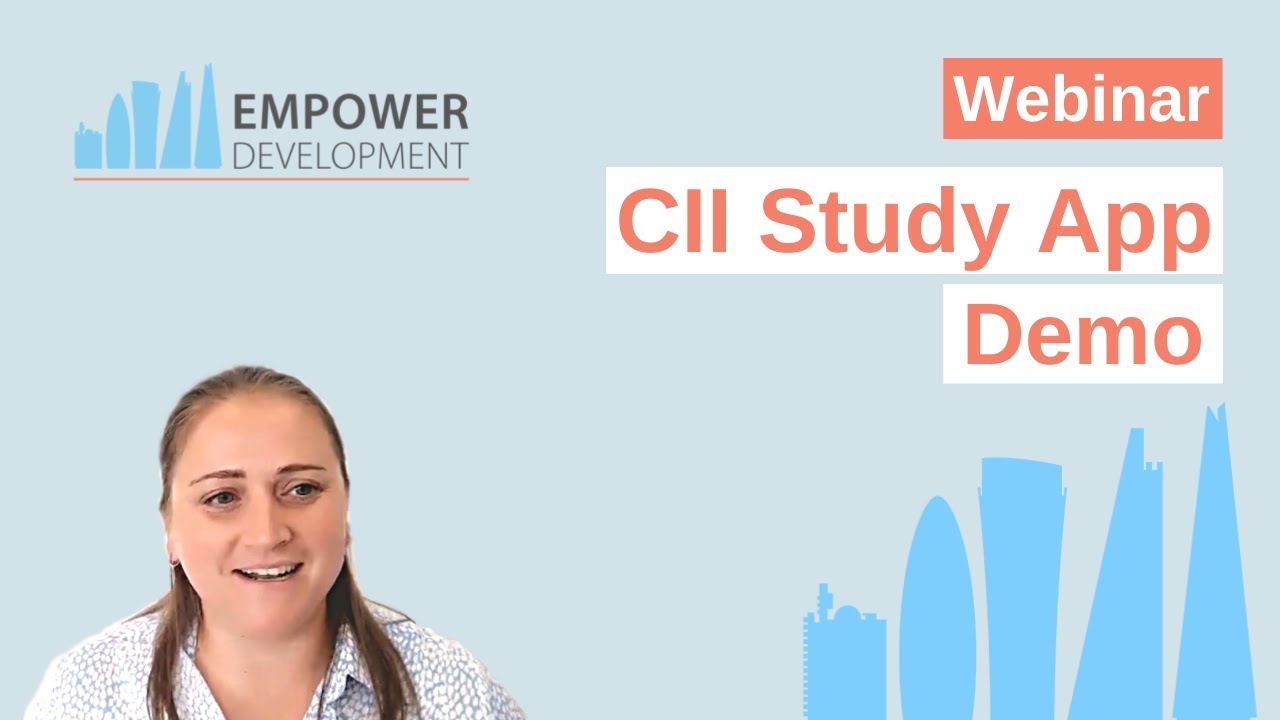 CII Study App Demo - YouTube