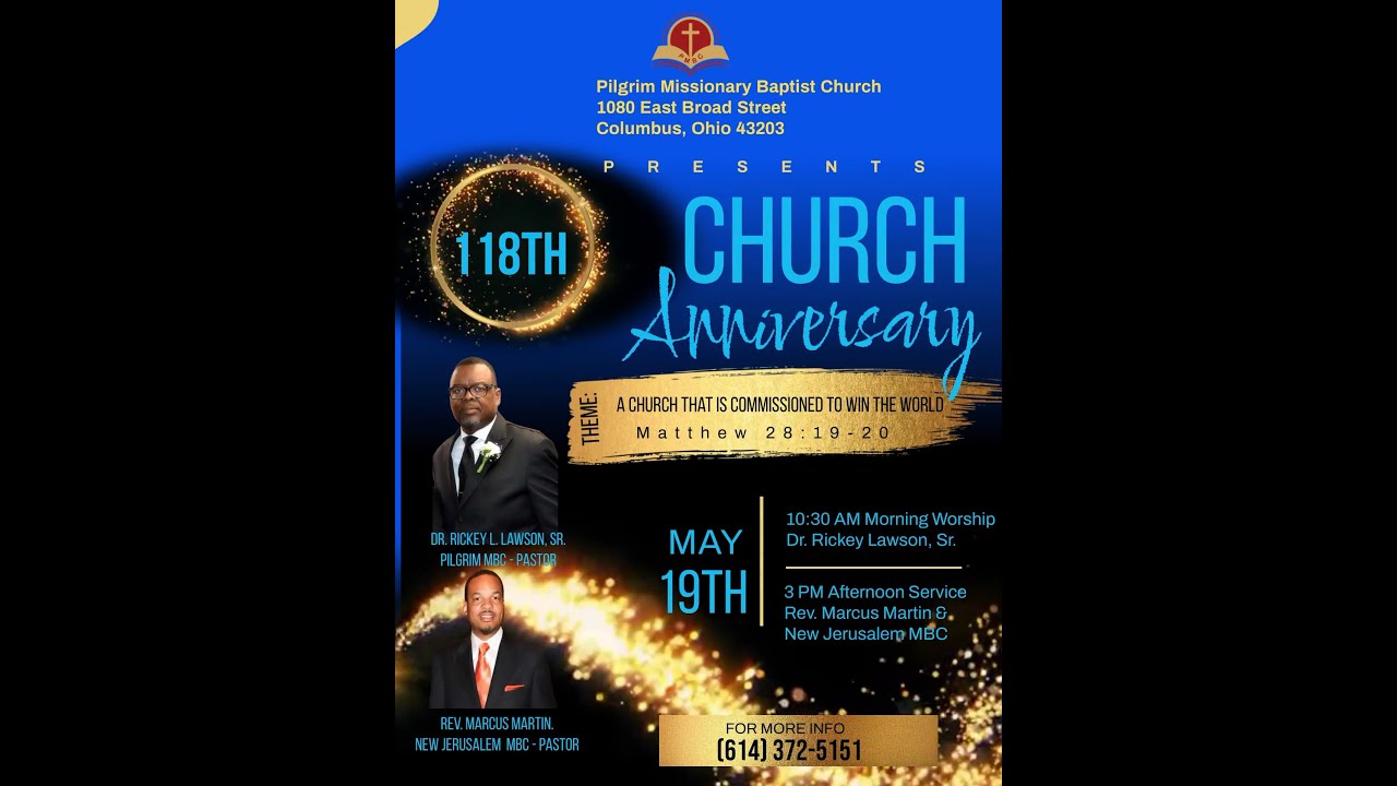 Pilgrim MBC of Columbus - It's All About the Lord's Church 5.19.24 ...