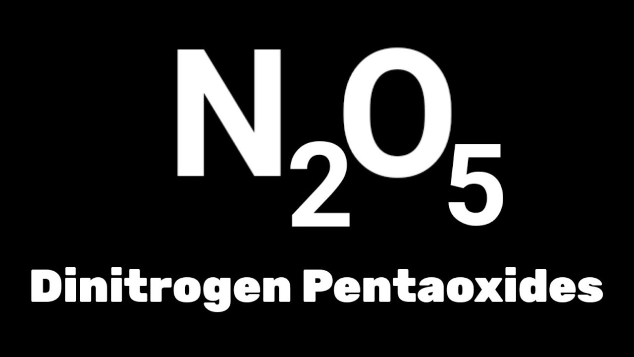 Structure of N2O5 ( Dinitrogen penta oxide ) a/c to NCERT - YouTube