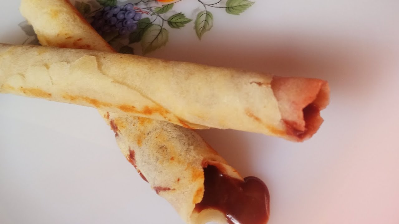 crispy choco wafers roll | choco wafers roll recipe - YouTube