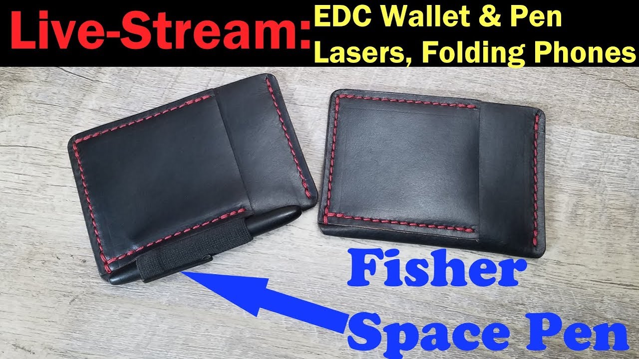 Live-Stream: Slim Wallet with Fisher Space Pen & Samsung Folding Phone ...