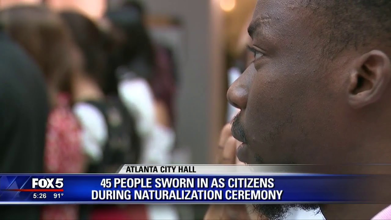 Atlanta naturalization ceremony - YouTube
