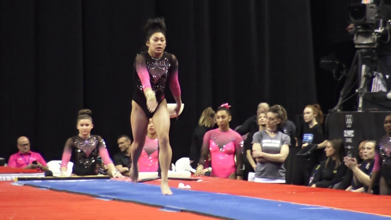 Mya Lauzon - Vault - 2019 Nastia Liukin Cup - YouTube