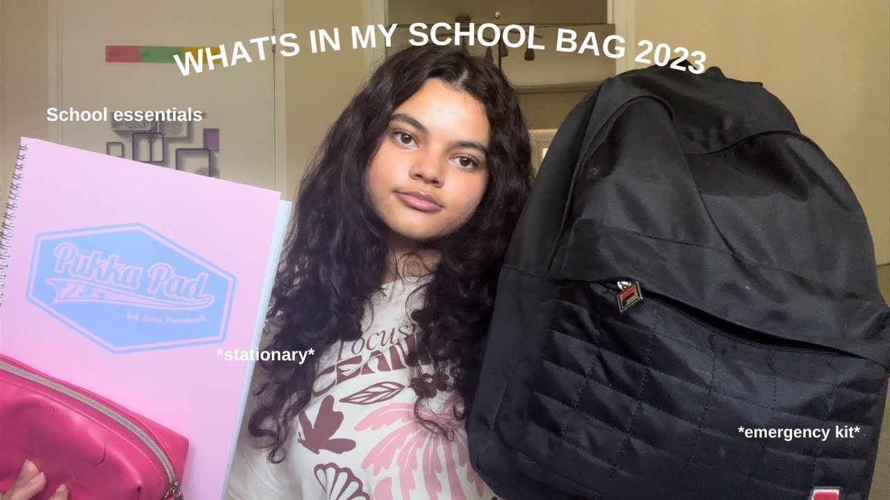 WHAT'S IN MY SCHOOL BAG 2023 | back to school essentials - YouTube