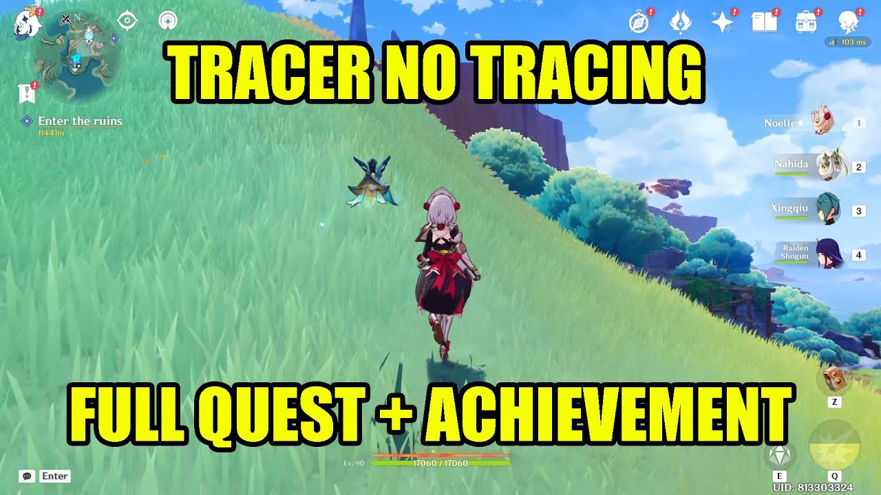 tracer no tracing genshin impact - full quest and guides - YouTube
