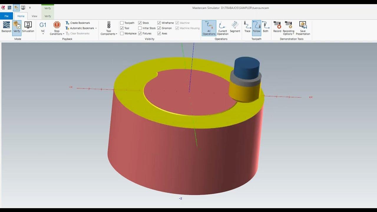 Tutorial de mastercam 2023/ 2D High Speed (2D Dynamic Mill) maquinaria cnc - YouTube