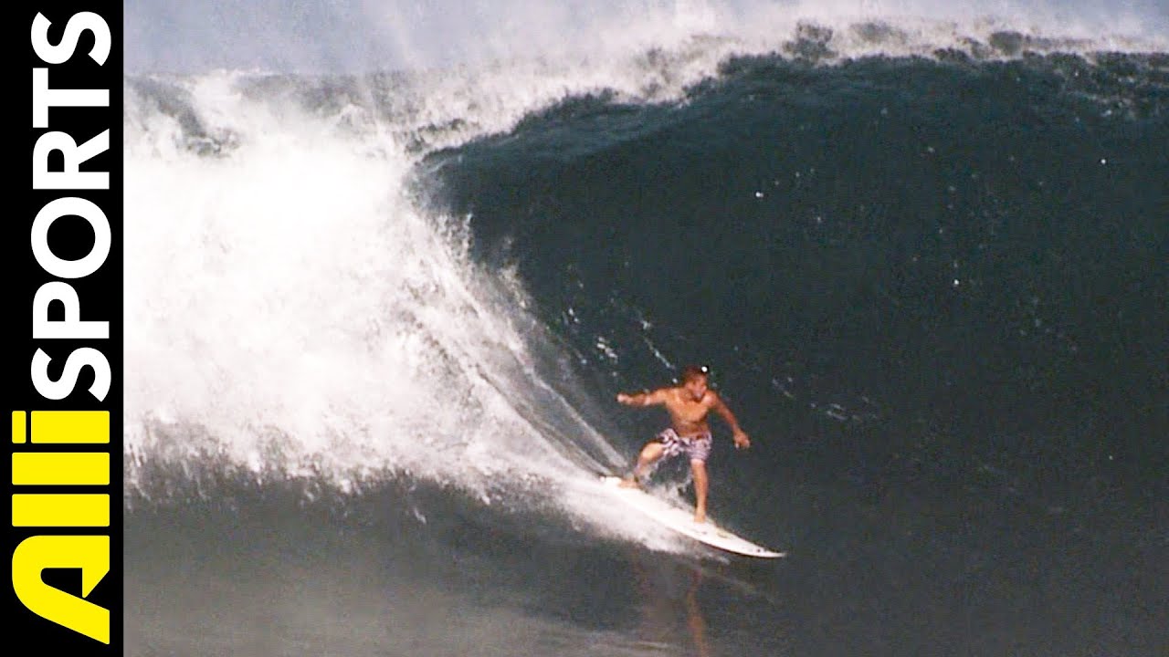 Makua Rothman Surf's & Plays Ukulele, Catching Up Alli Sports - YouTube