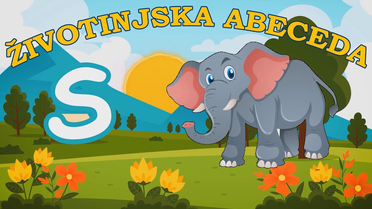 ABECEDA I SLOVA 🔵 Učimo zivotinjsku abecedu 🟡 Pepi TV Crtani Za Djecu 🔵 ...