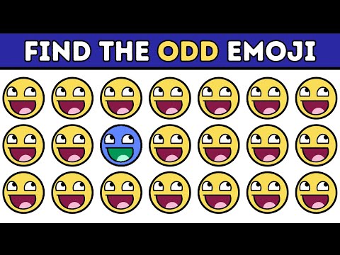 Find the Odd Emoji | Emoji Challenges | Test Your Eyes - 28