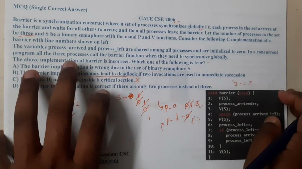 GATE CSE 2006 - YouTube