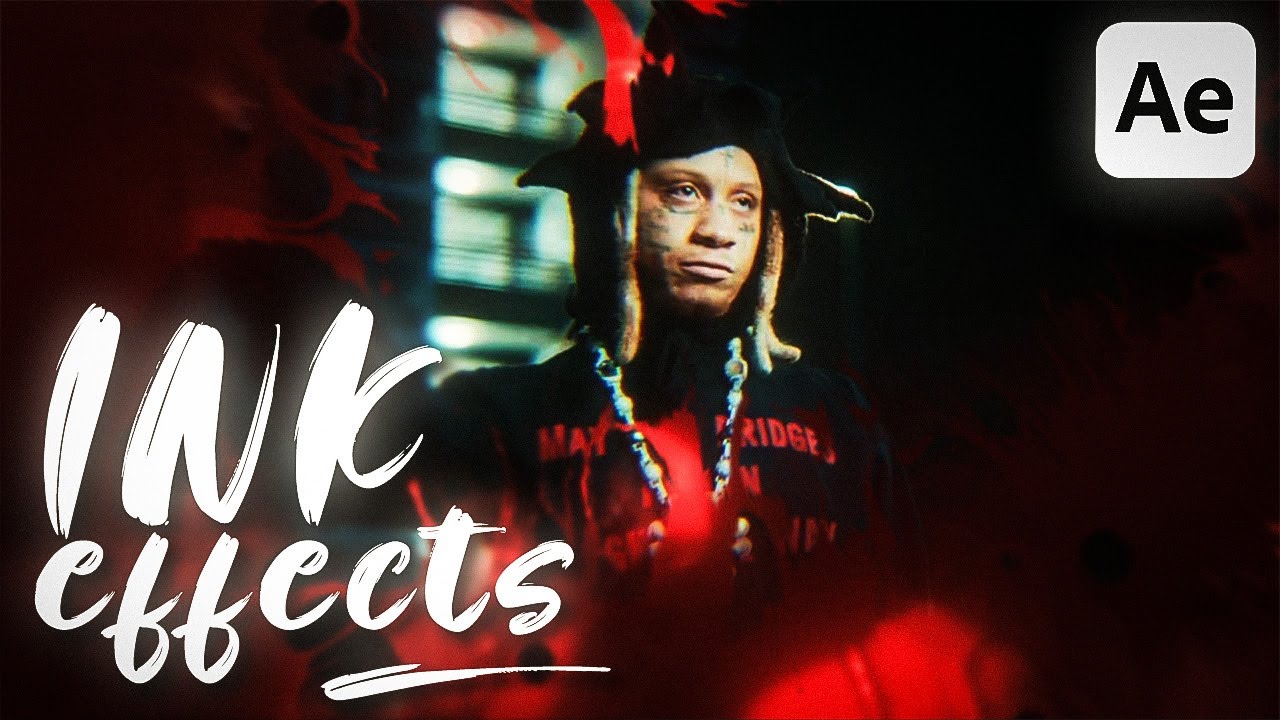 how to create INK SPLASH EFFECT for your Music Video in After effects ...