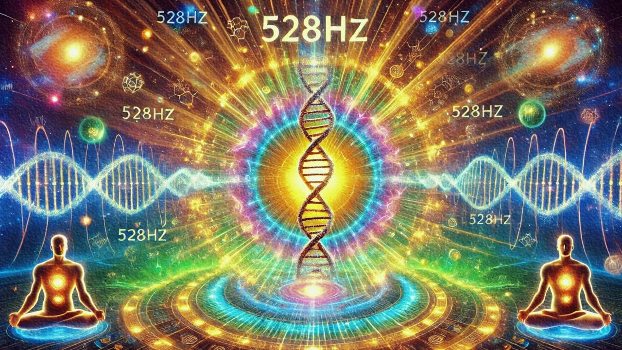 528 Hz - Frecuencia Milagrosa para Reparar tu ADN y Sanar el Cuerpo | 4 Horas de Sanación ...