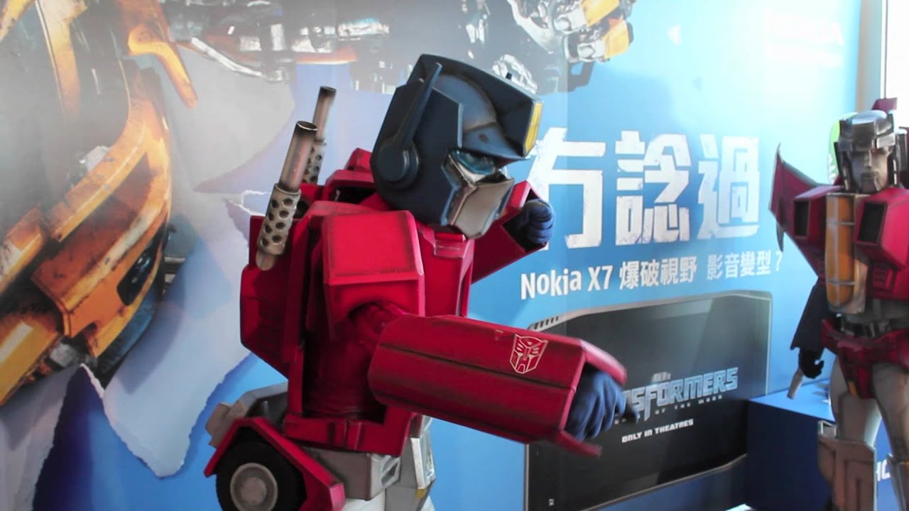 [1080p]Nokia X7 Hong Kong Event - Real Life Transformers - YouTube