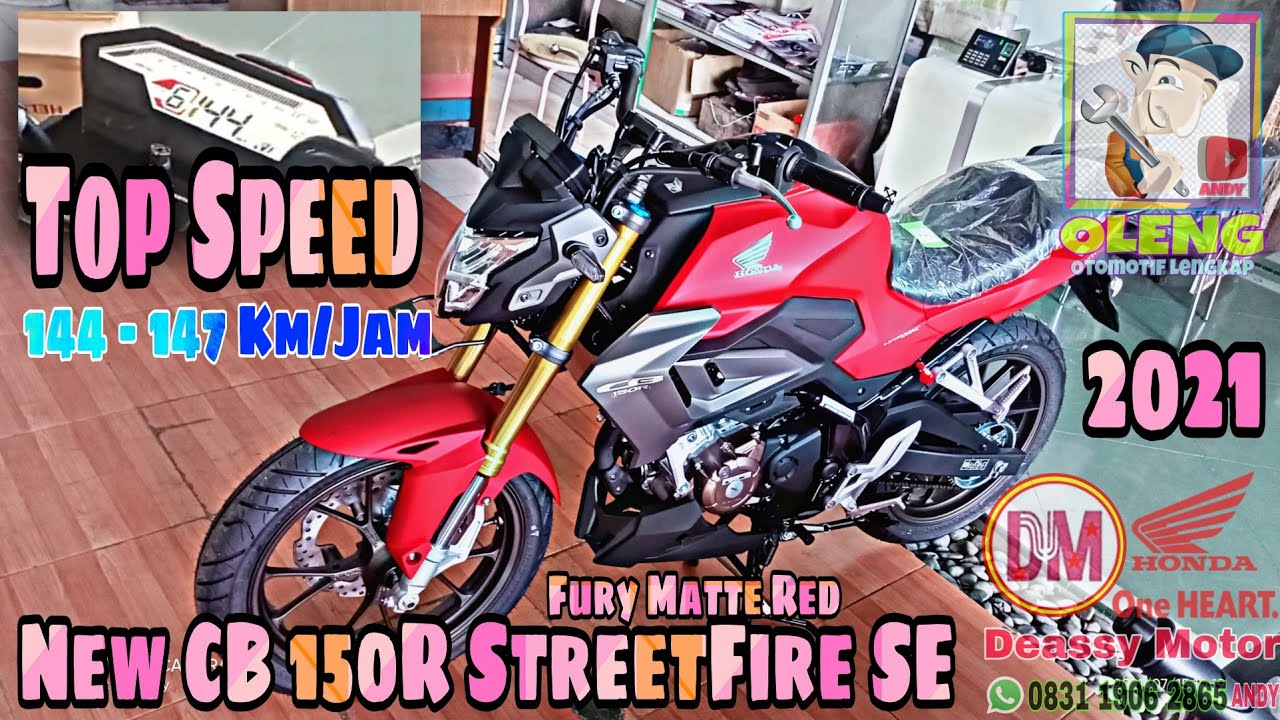 LIVE Top Speed New CB 150R StreetFire SE 2021||New CB 150R StreetFire ...