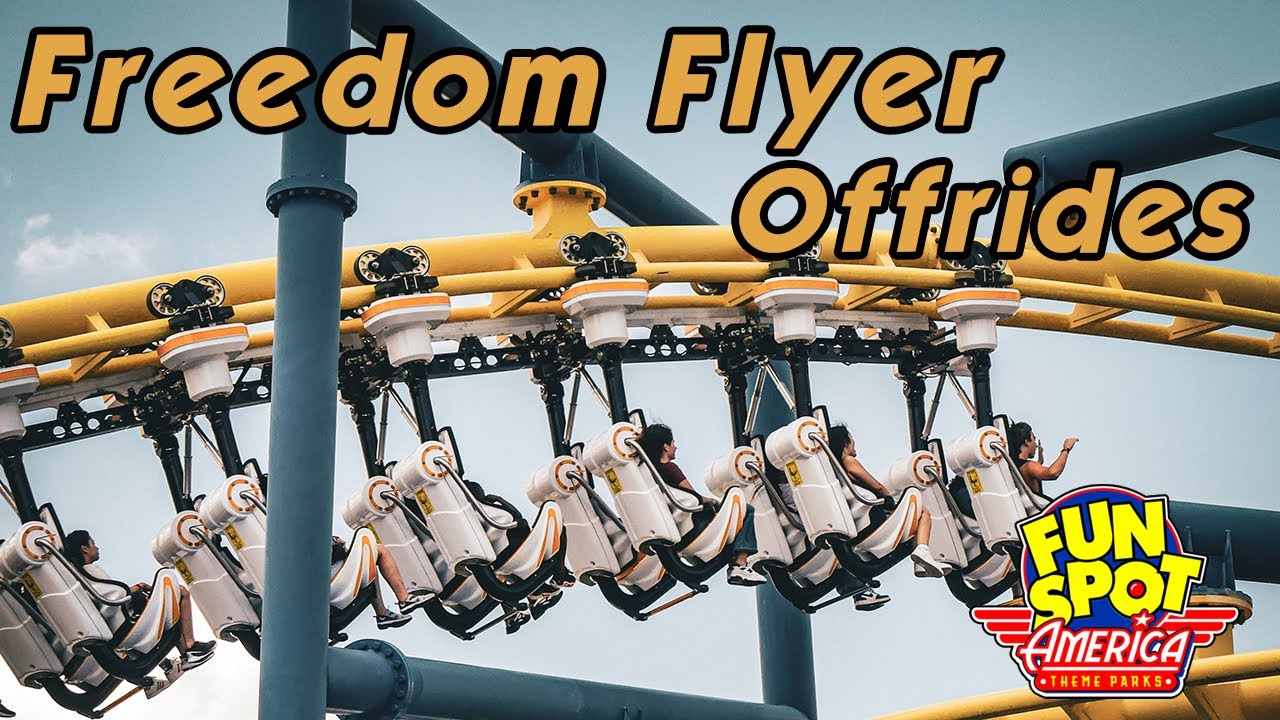 (4K) Freedom Flyer Offrides-Fun Spot America Orlando - YouTube