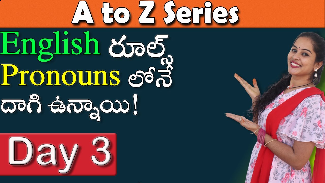 Pronouns types - A to z series -Basic English Grammar #spokenenglish# ...