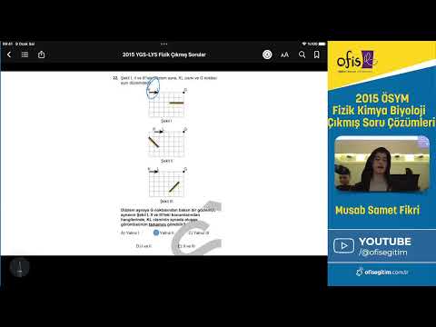 YKS Kampı 7. gün - 2015 ÖSYM Fizik/Kimya/Biyoloji Çıkmış Soru Çözümleri