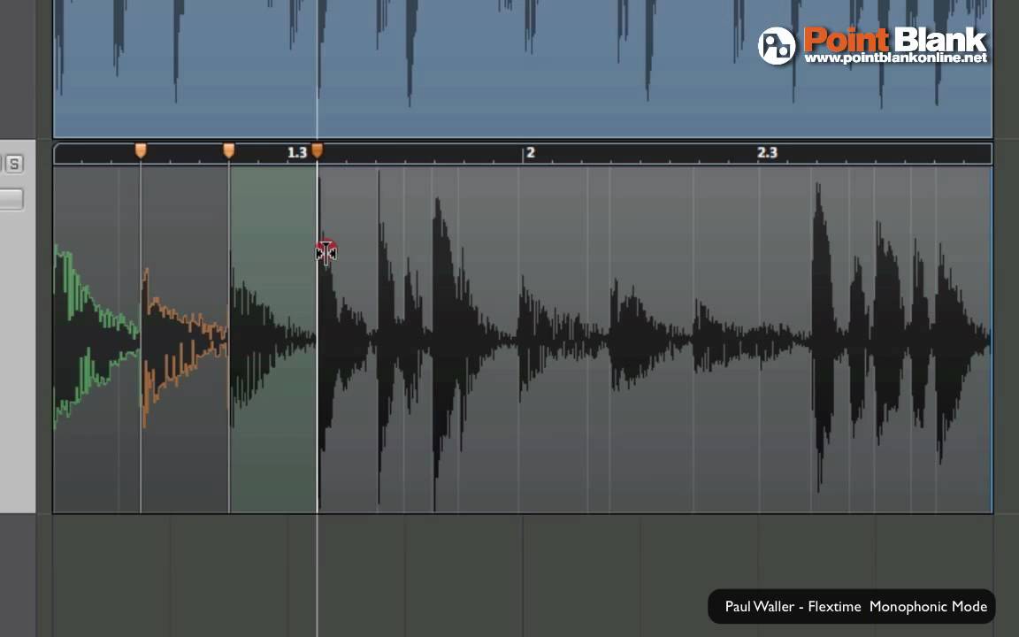 Logic 9 Tutorial - Editing audio with Flex Time - YouTube