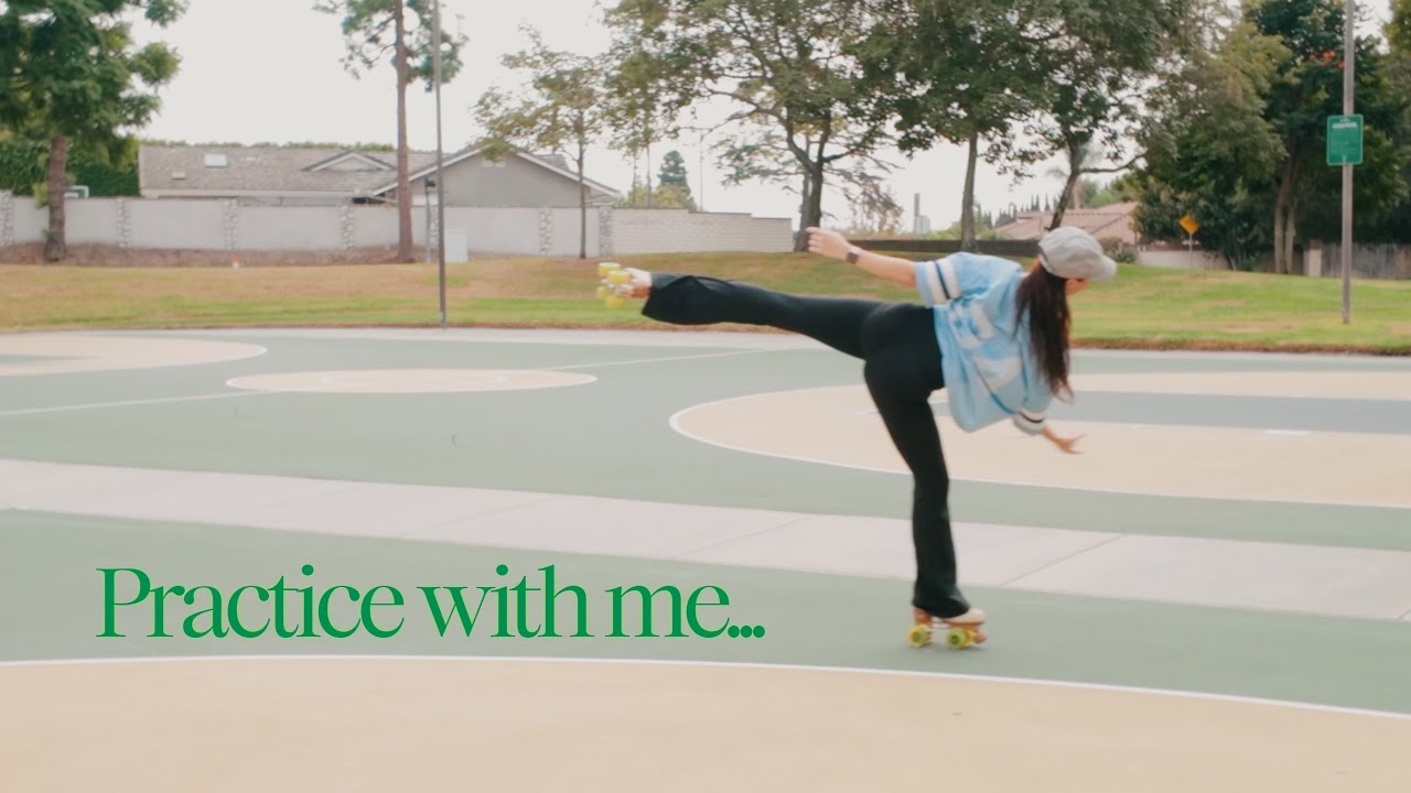 Cozy Roller Skating Practice Session at the Park - YouTube