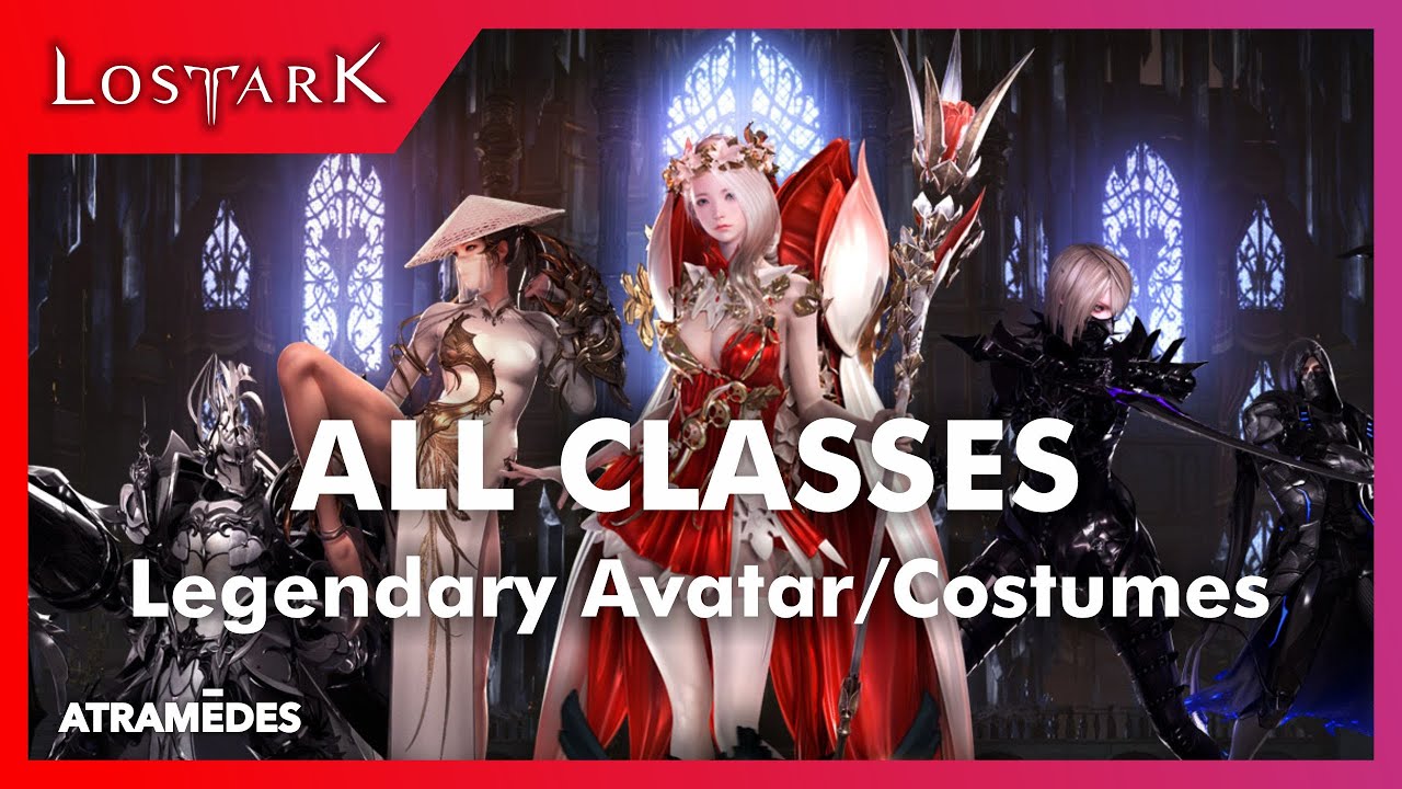 Lost Ark - All Classes 2. Legendary Avatar / Costumes - YouTube