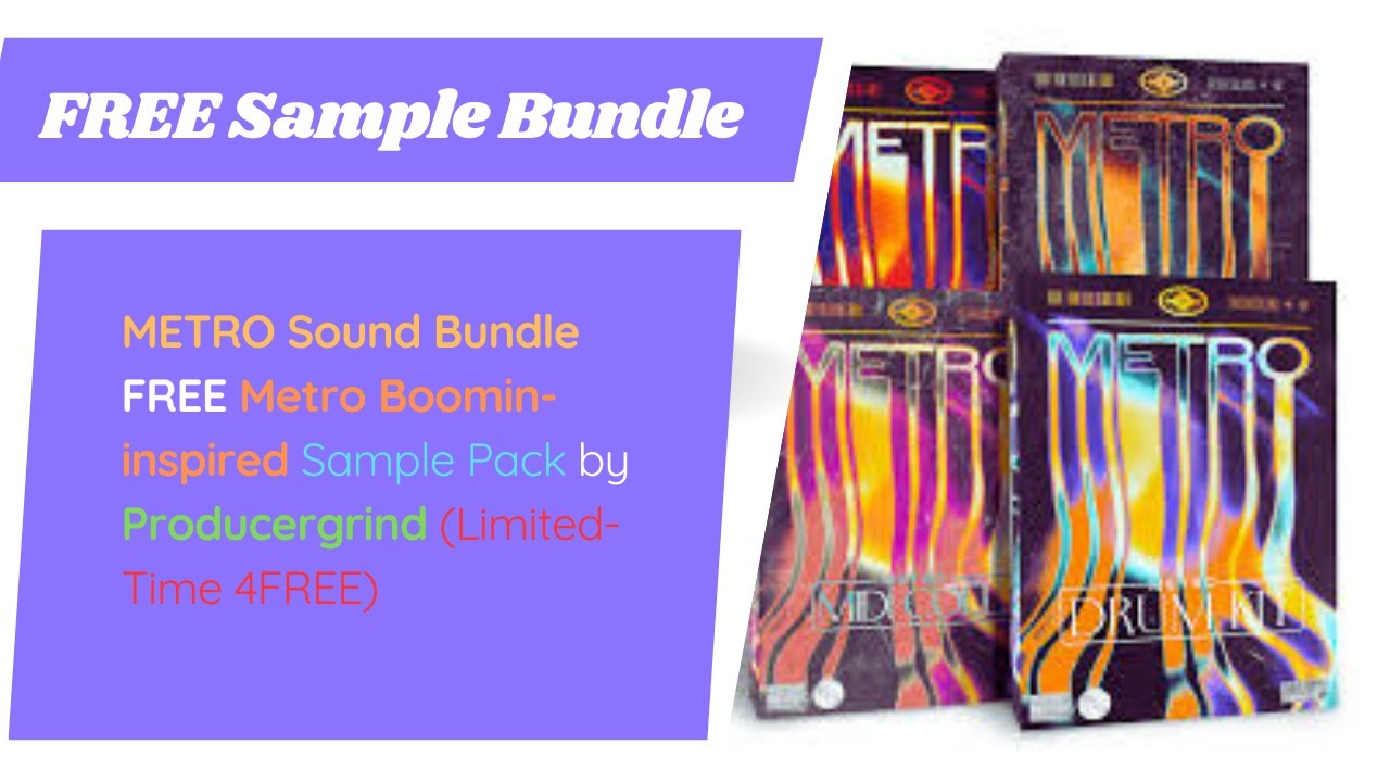 METRO Sound Bundle - FREE Metro Boomin-inspired Sample Bundle by ...