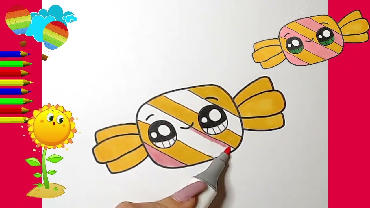 KAWAII. Kolay nasıl çizilir. ÇOK KOLAY ÇİZİMLER TATLI HAYVANLAR - YouTube