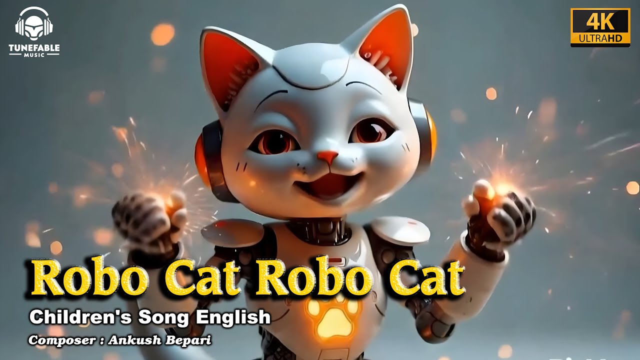 Robo Cat Robo Cat | Children's Song English - YouTube