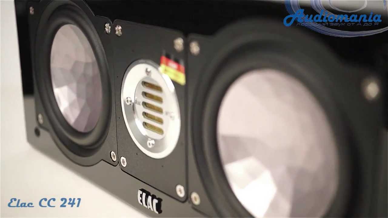 Центральный громкоговоритель Elac CC 241 - YouTube
