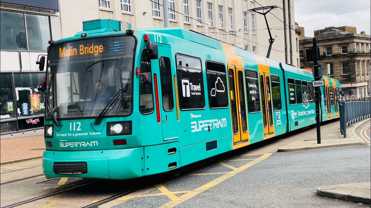 Stagecoach Sheffield SuperTram 112 From Halfway To Malin Bridge - YouTube