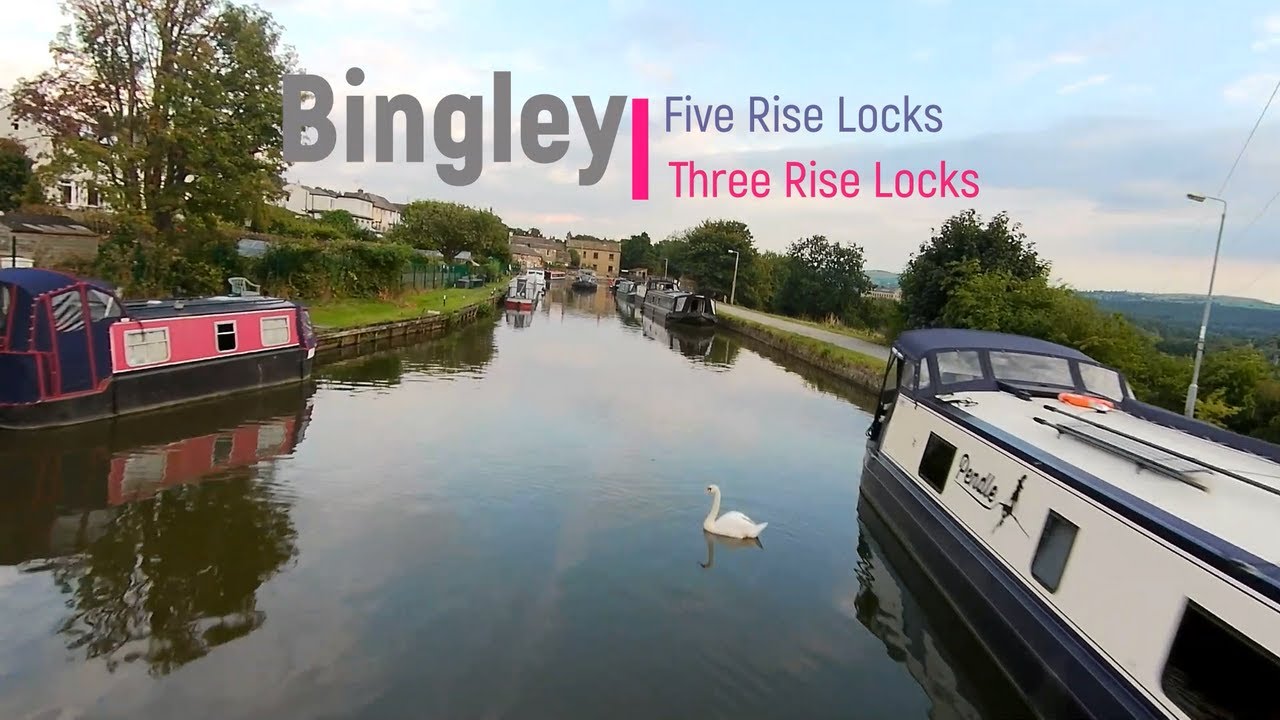 Leeds Liverpool Canal Five Rise Locks Bingley 2022 - YouTube