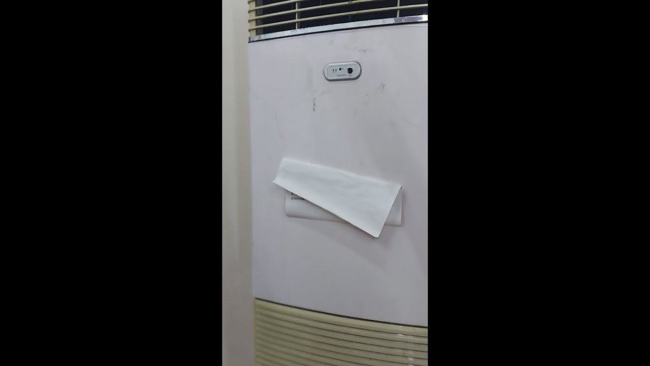 Carrier 3tr floor mounted aircon - YouTube