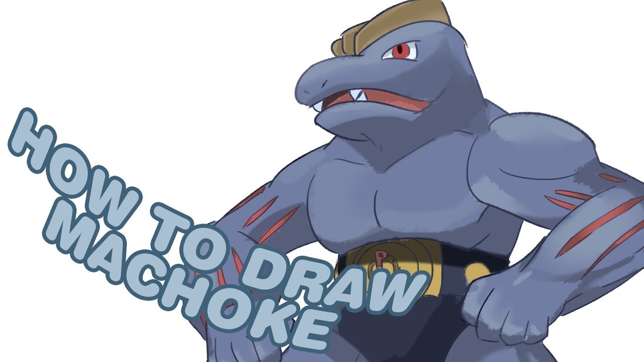 How To Draw Machoke | Pokemon | Drawing Process | Entry #067 - YouTube