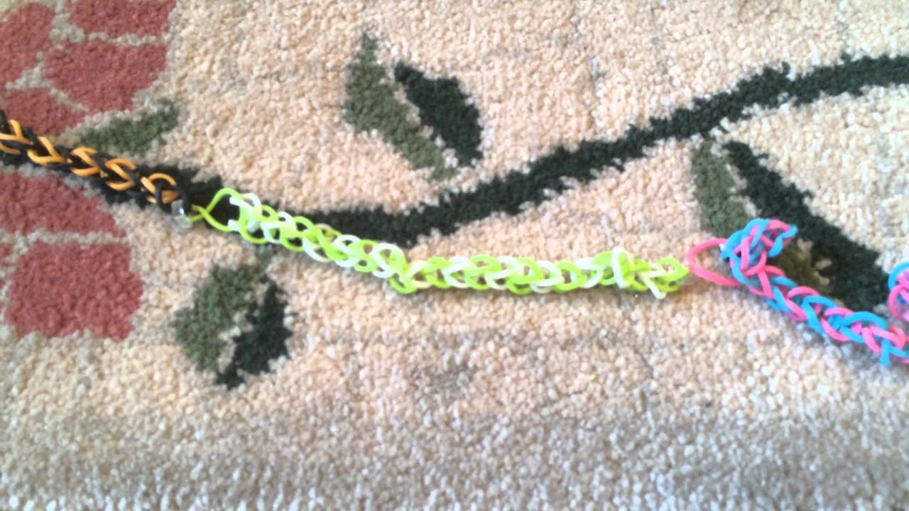**WORLDS LARGEST RAINBOW LOOM NECKLACE (22 Feet Long)!!** - YouTube