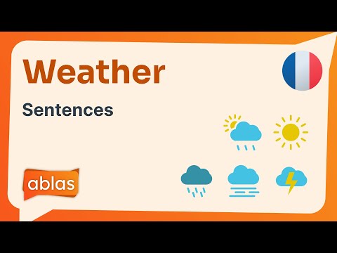 Weather | French Example Sentences Video | Ablas Language Learning