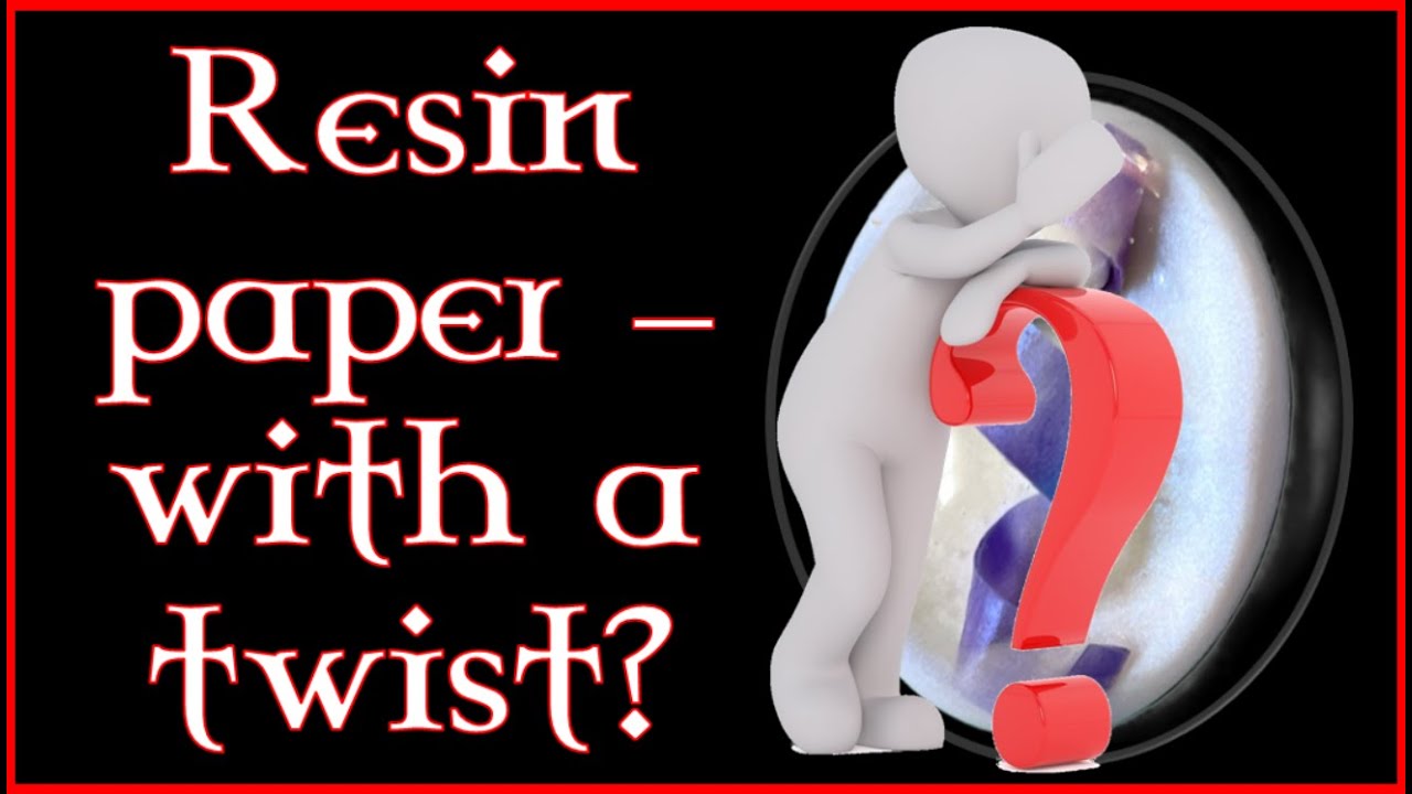 #77 Trying out the viral resin paper technique @daniel..cooper - YouTube