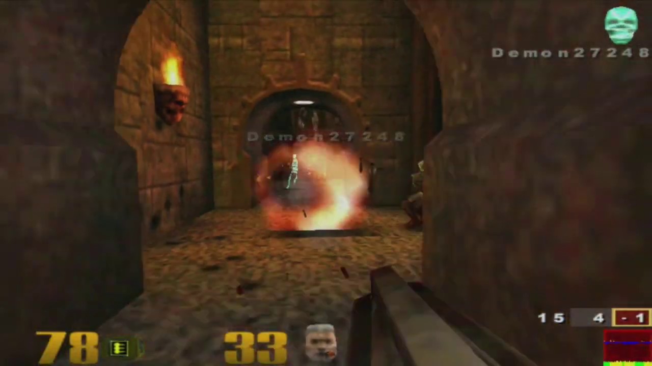 Quake III Arena: Free-for-All on Hero's Keep | Xbox Homebrew Port - YouTube