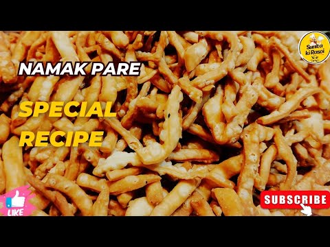 Crispy Namak Pare | Tea Time | Instant Namkeen Nasta Recipe | Special ...