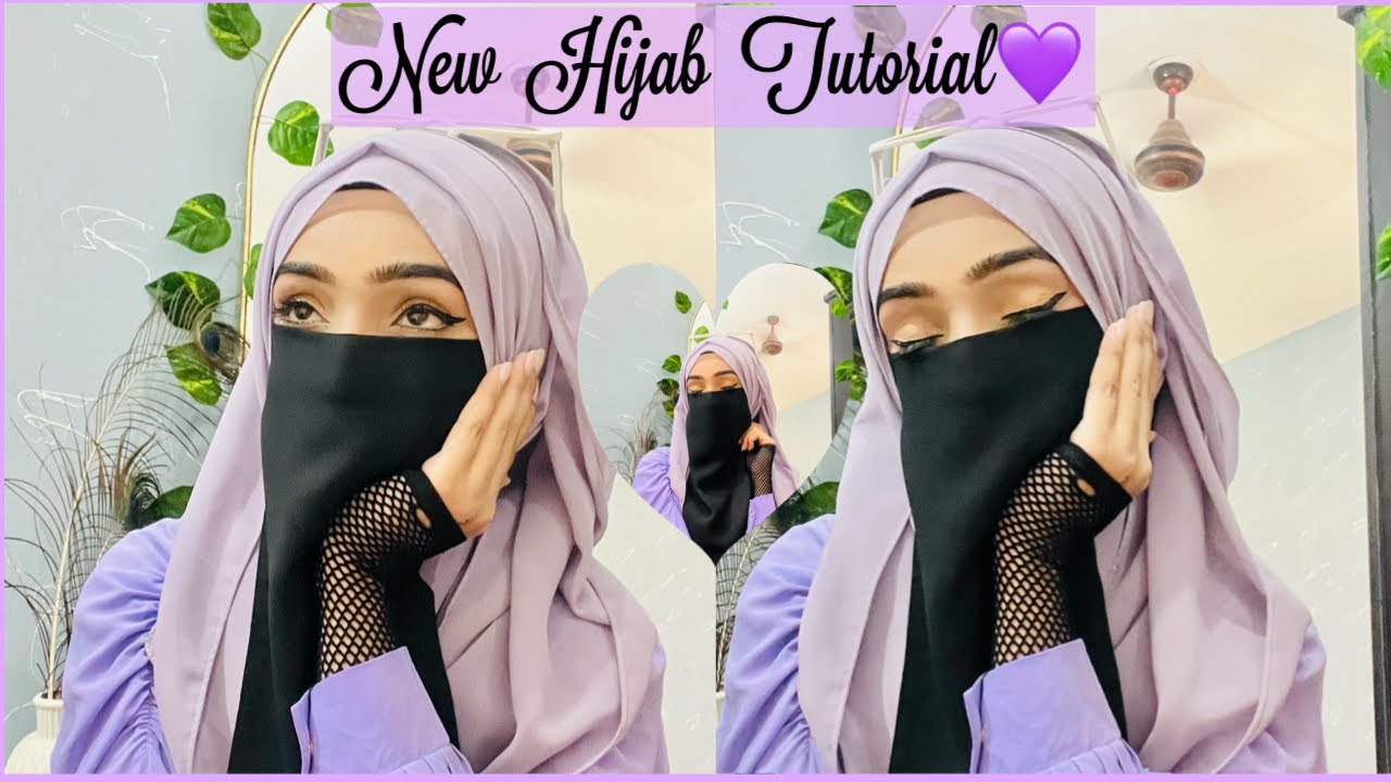 Regular New Hijab Tutorial | Simple Hijab Style | Hijab With Niqab ...
