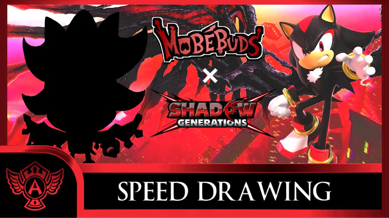 Speed Drawing: Shadow Generations - Shadow with Doom Wings (Mobébuds ...