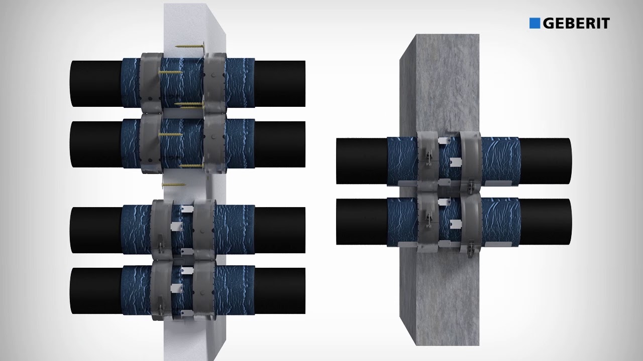 Geberit Brandschutzmanschetten Rohrschott90 Plus DIN - Installation ...