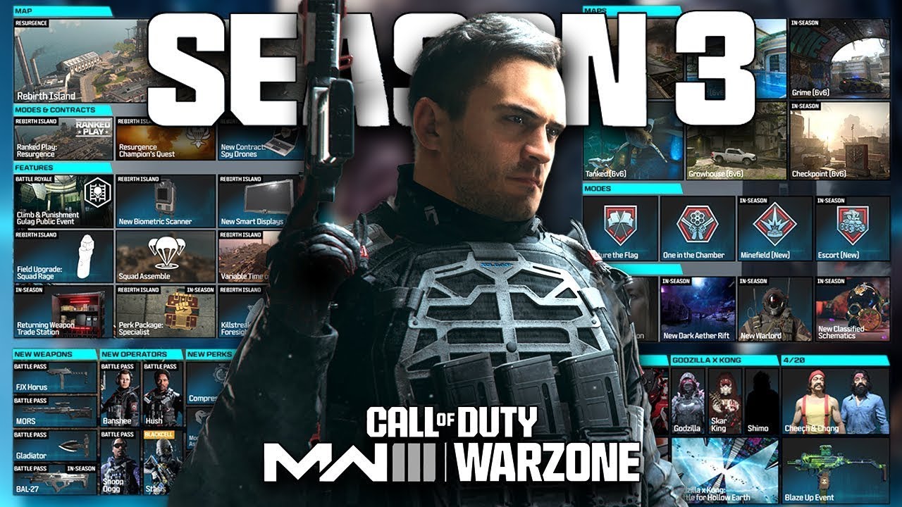 Rebirth Island Resurgence: Call of Duty MW3 Season 3 | Live Gaming ...