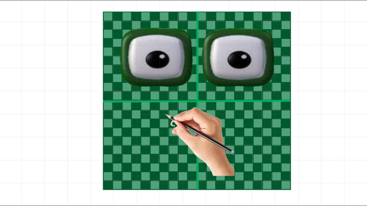 Numberblocks : Draw 400 according to the rhythm of the fingers - YouTube